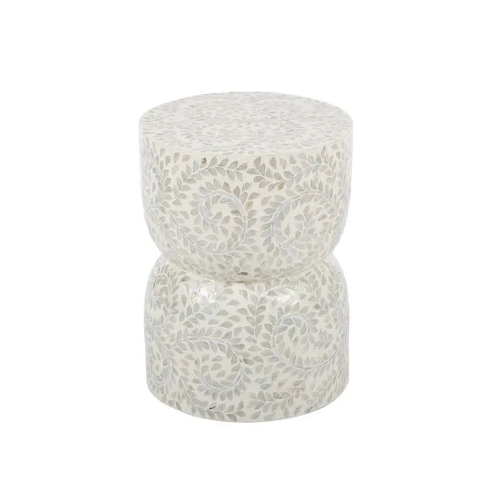 Shell Inlay Stool | Gigi – Coco Dune